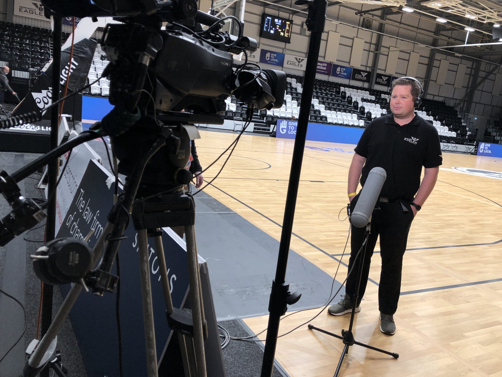 Behind The Scenes: BBL On Sky Sports Live From The ECA – Newcastle Eagles
