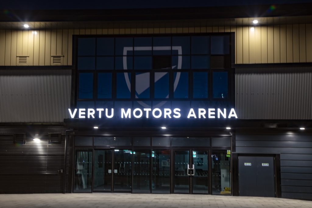 New Name Signage Completed – Newcastle Eagles