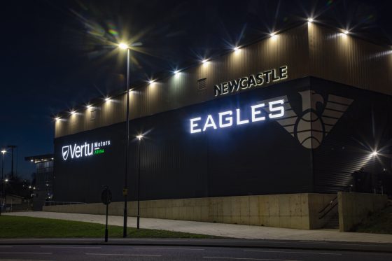 New Name Signage Completed – Newcastle Eagles