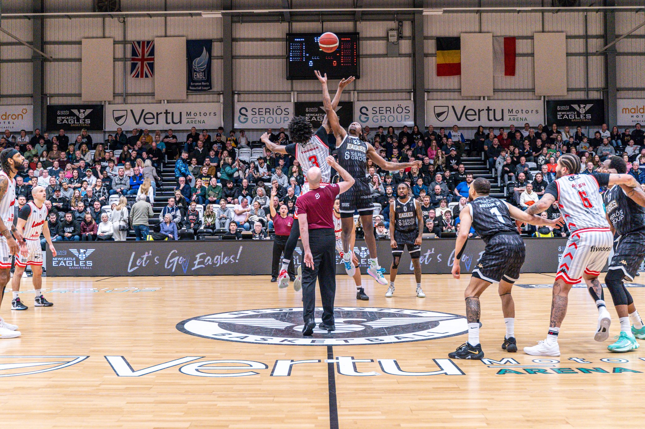 Trophy Report: Eagles Men 85-101 Leicester Riders – Newcastle Eagles