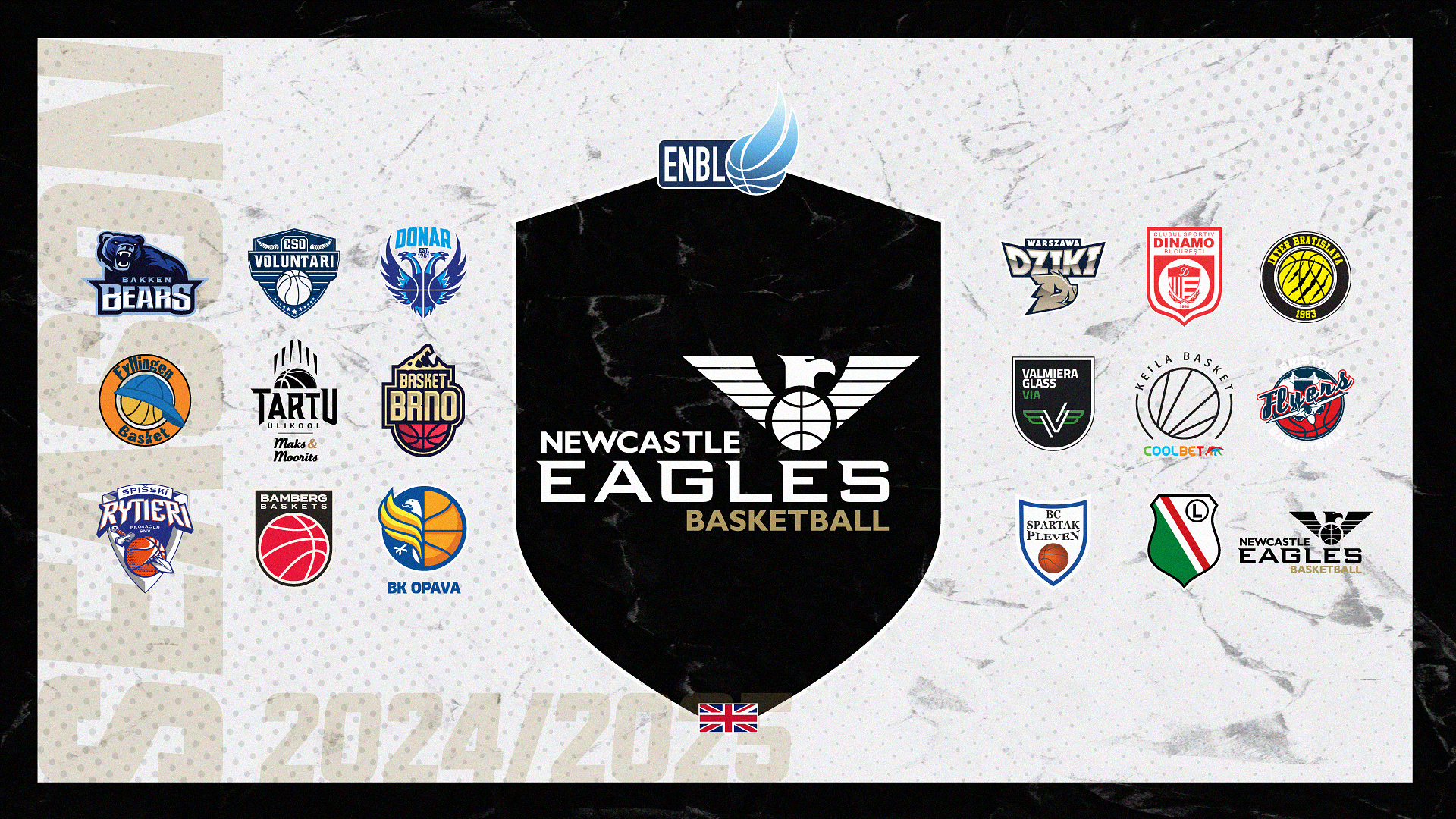 2024/25 ENBL Clubs Line-Up Confirmed – Newcastle Eagles